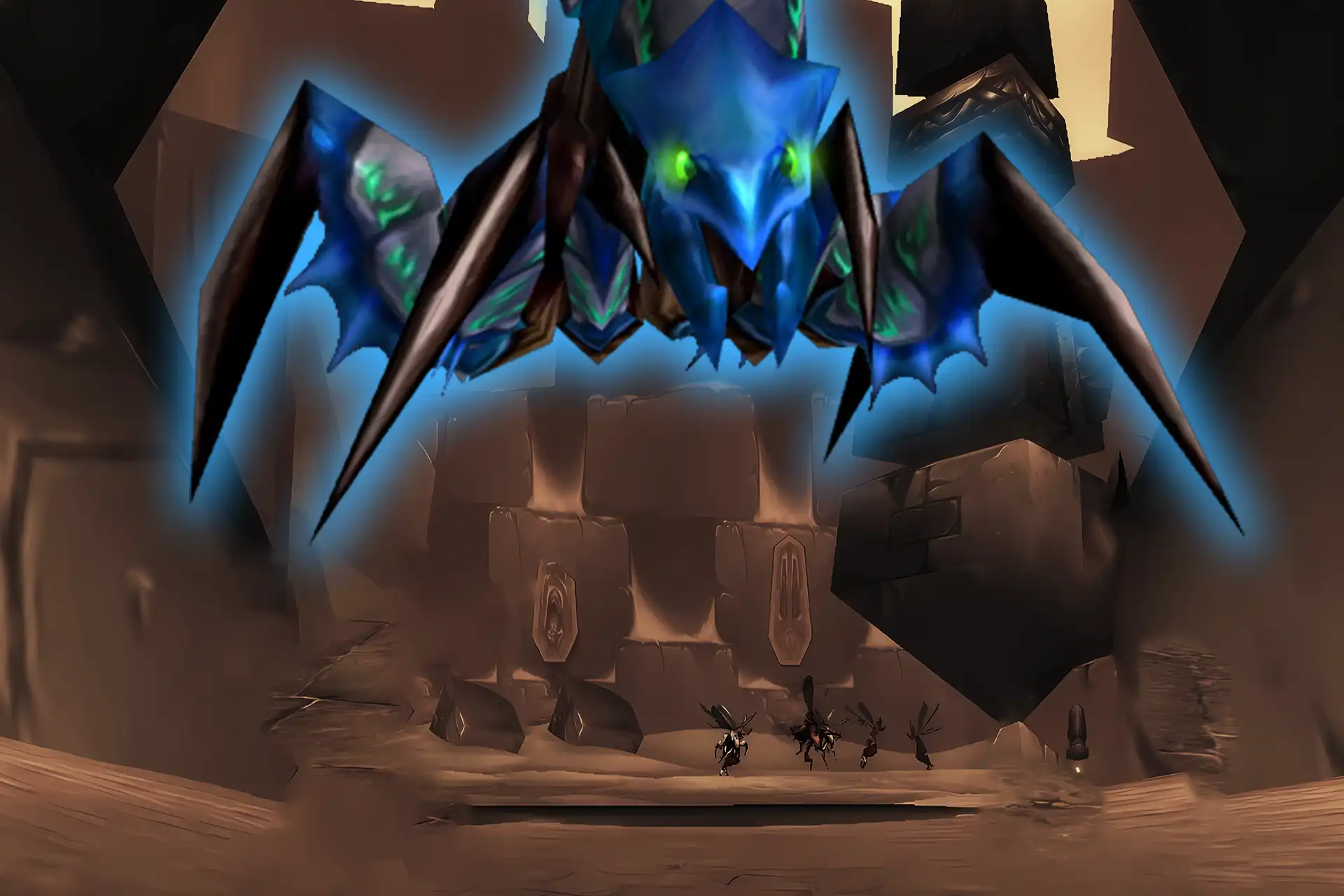 Flawless Blue Qiraji Battle Tank - Ahn'Qiraj - WoW SoD