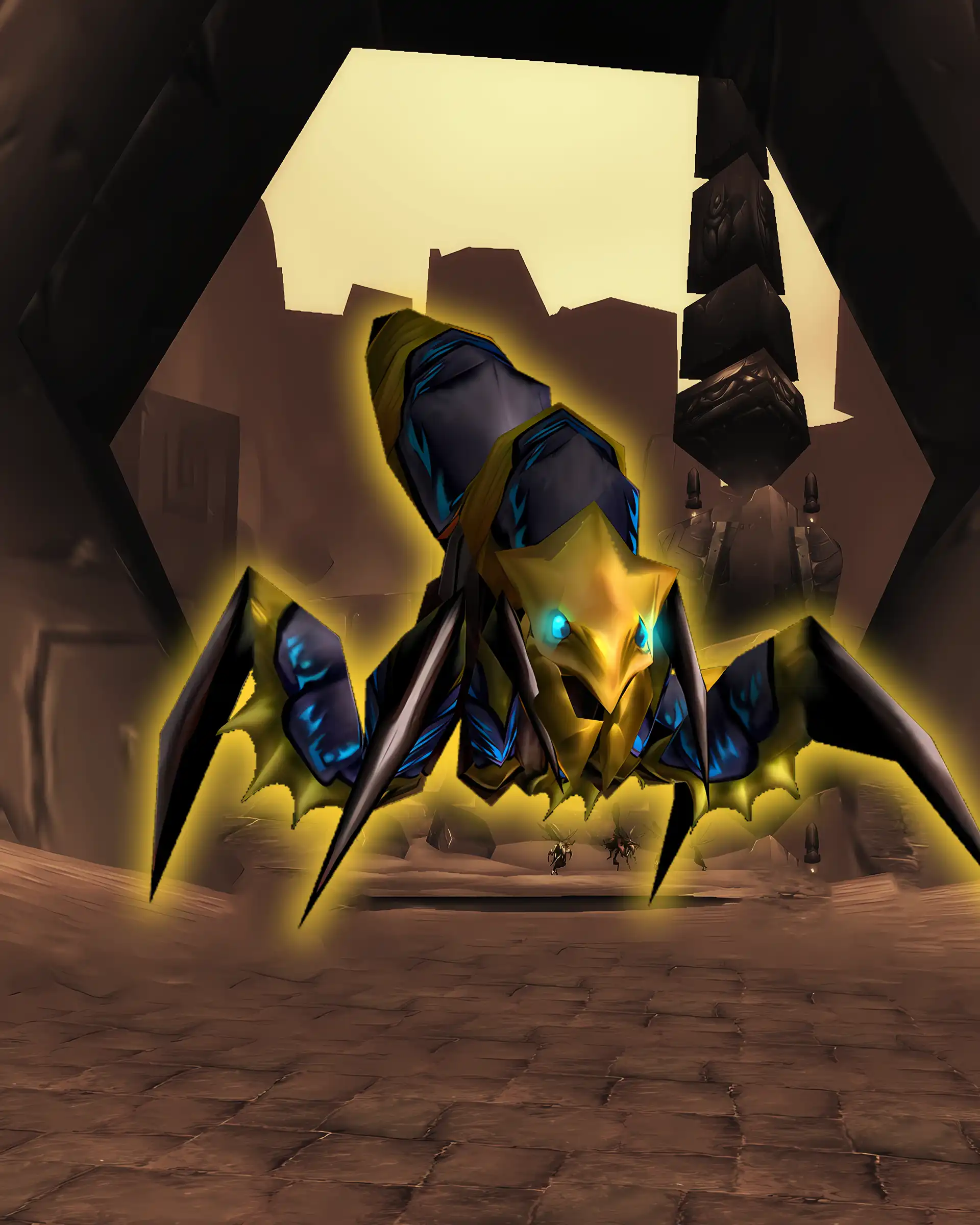 Flawless Yellow Qiraji Battle Tank - Ahn'Qiraj - WoW SoD