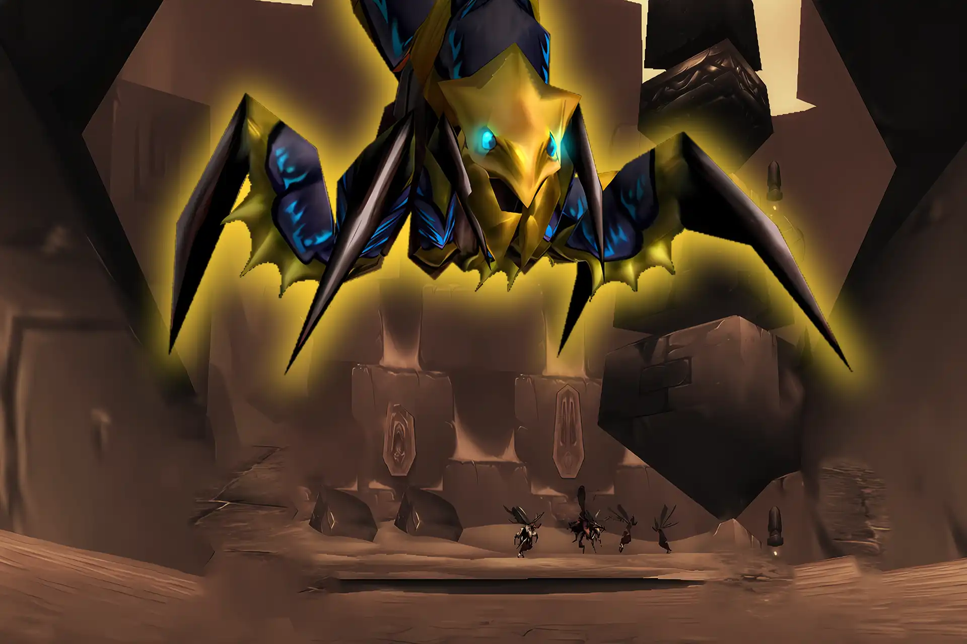 Flawless Yellow Qiraji Battle Tank - Ahn'Qiraj - WoW SoD