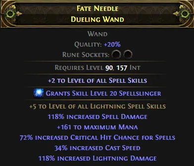 Buy PoE 2 Mirrored Dueling Wand – Mirror-Tier Wand