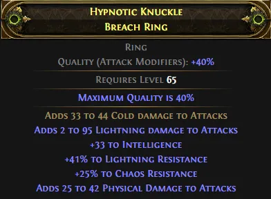 Buy PoE 2 Mirrored Breach Ring – 40% Quality