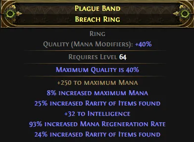 Buy PoE 2 Mirrored Breach Ring – 40% Quality