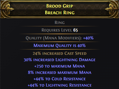 Buy PoE 2 Brood Grip Breach Ring