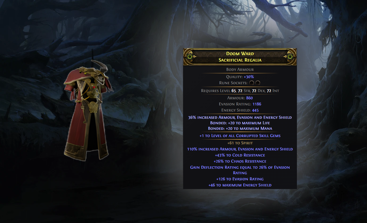 Buy PoE 2 Doom Ward Sacrificial Regalia