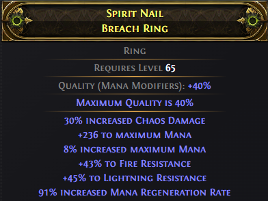 Buy PoE 2 Spirit Nail Breach Ring