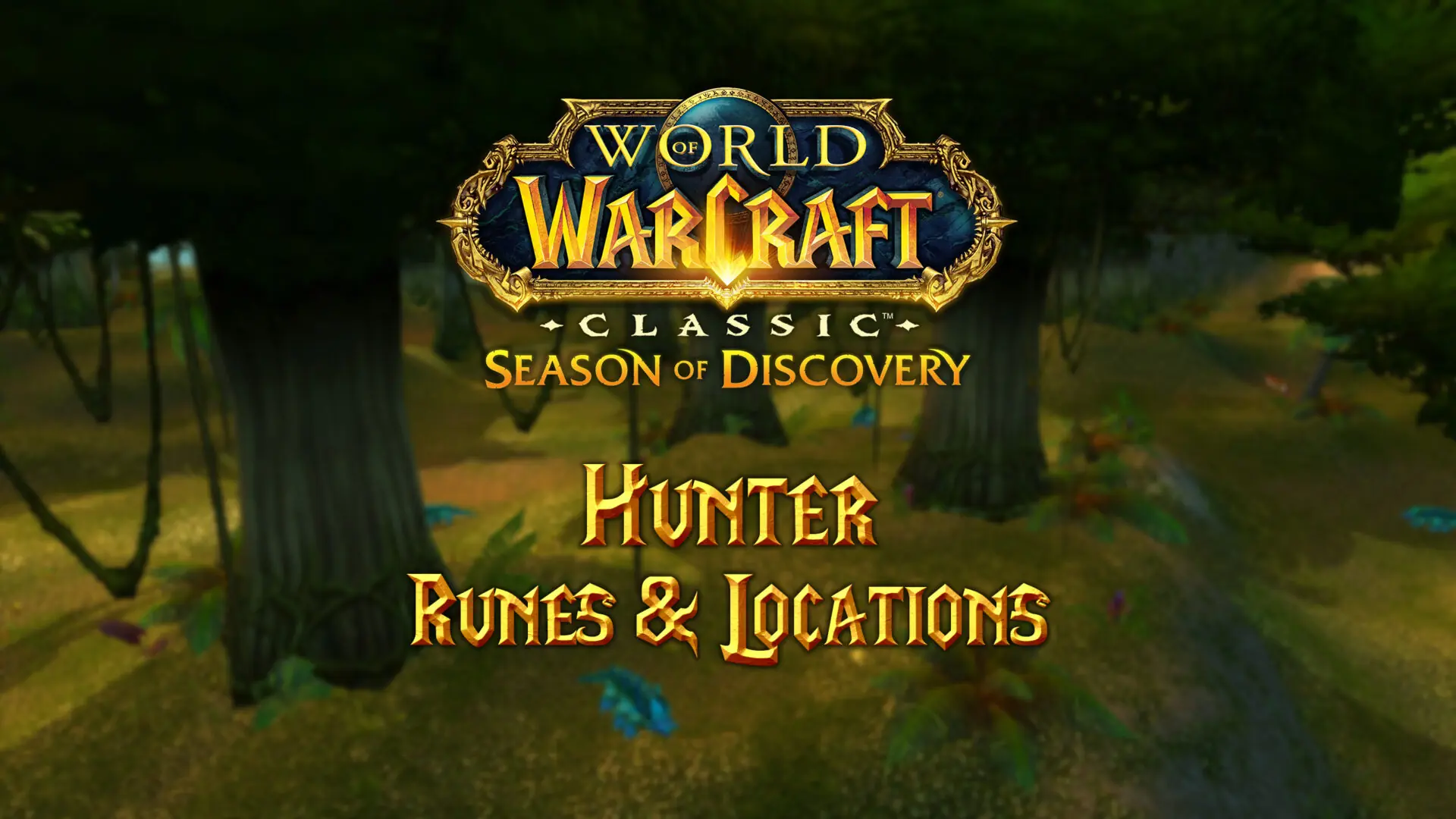 WoW Classic Season of Discovery All Hunter Runes Location!