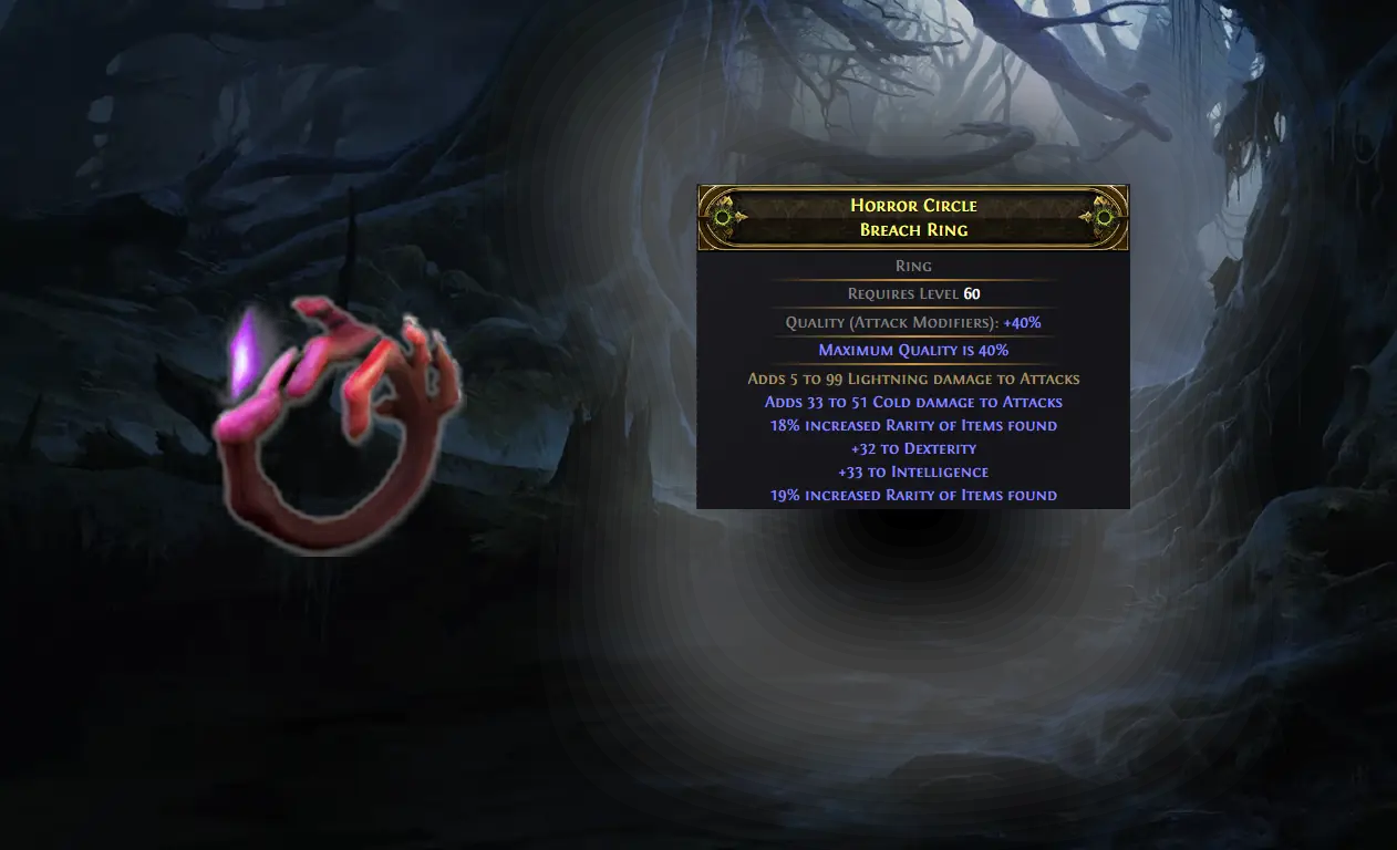 Buy PoE 2 Horror Circle Breach Ring