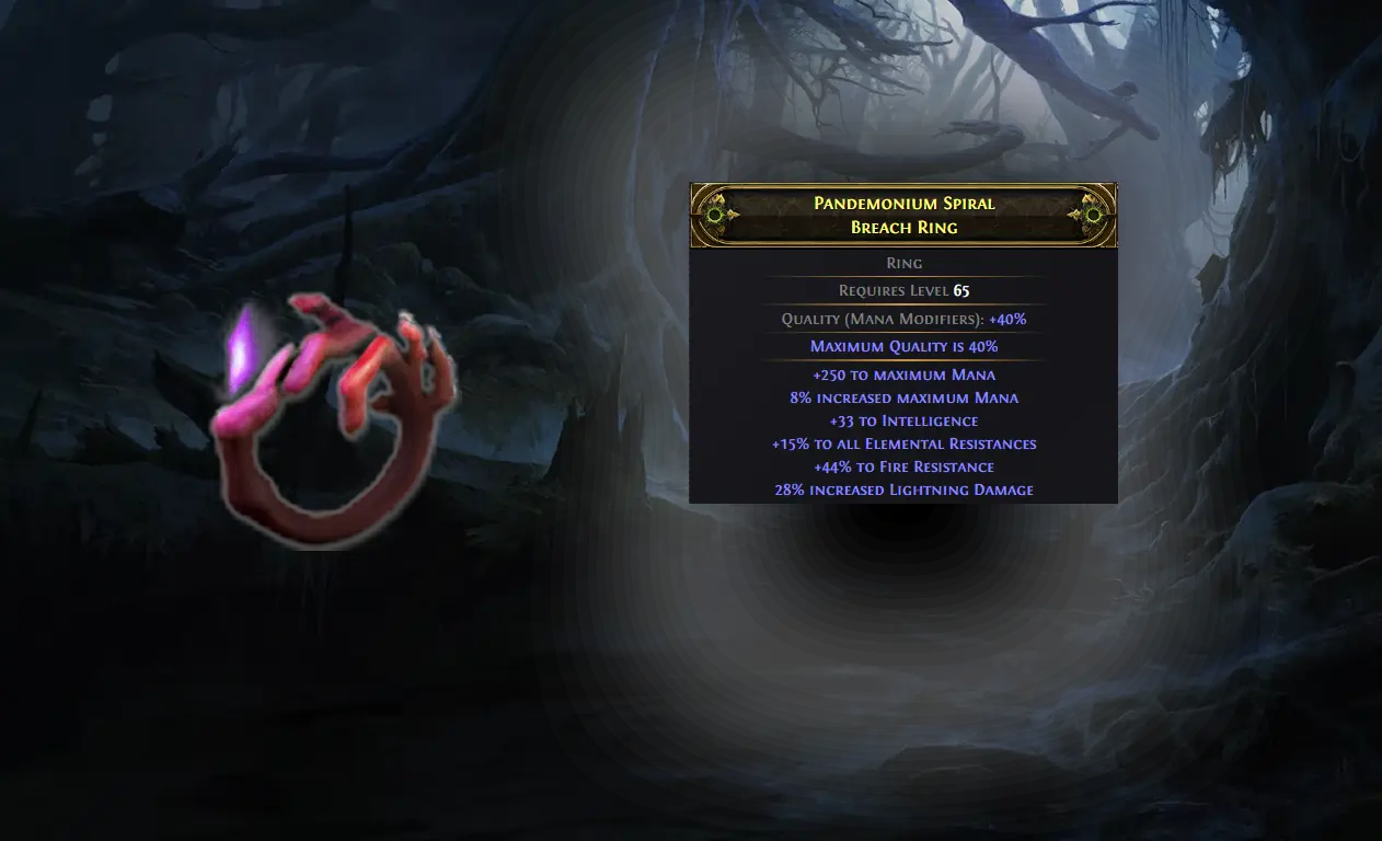Buy PoE 2 Pandemonium Spiral Breach Ring