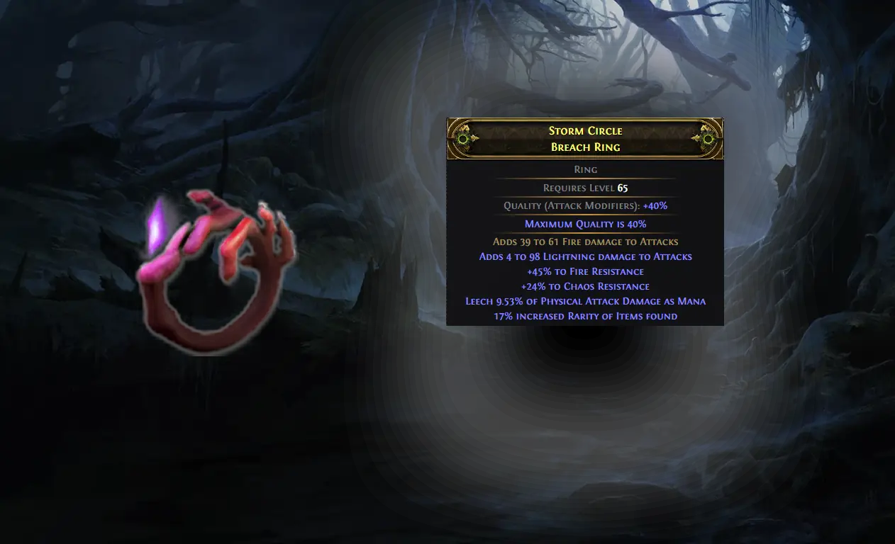 Buy PoE 2 Storm Circle Breach Ring